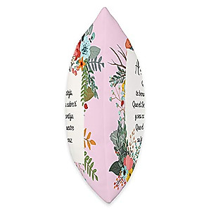 Regalos para Abuelita Abuela Best Gifts Oracion para Abuela Throw Pillow, 18x18, Multicolor