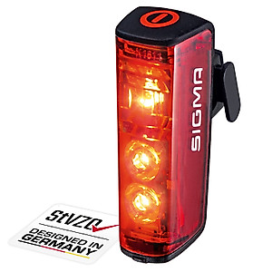 SIGMA Sport Blaze LED Bicycle Light Battery Rear Light with Brake Light German Road Traffic Act StVZO Approved