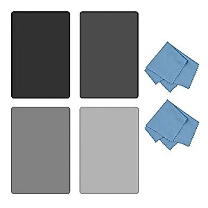 SIOTI Square Filter Kit 4X6'' (100X150mm) with ND2 & ND4 & ND8 & ND16 for Cokin Z Lee Hitech Sioti Holder (ND)
