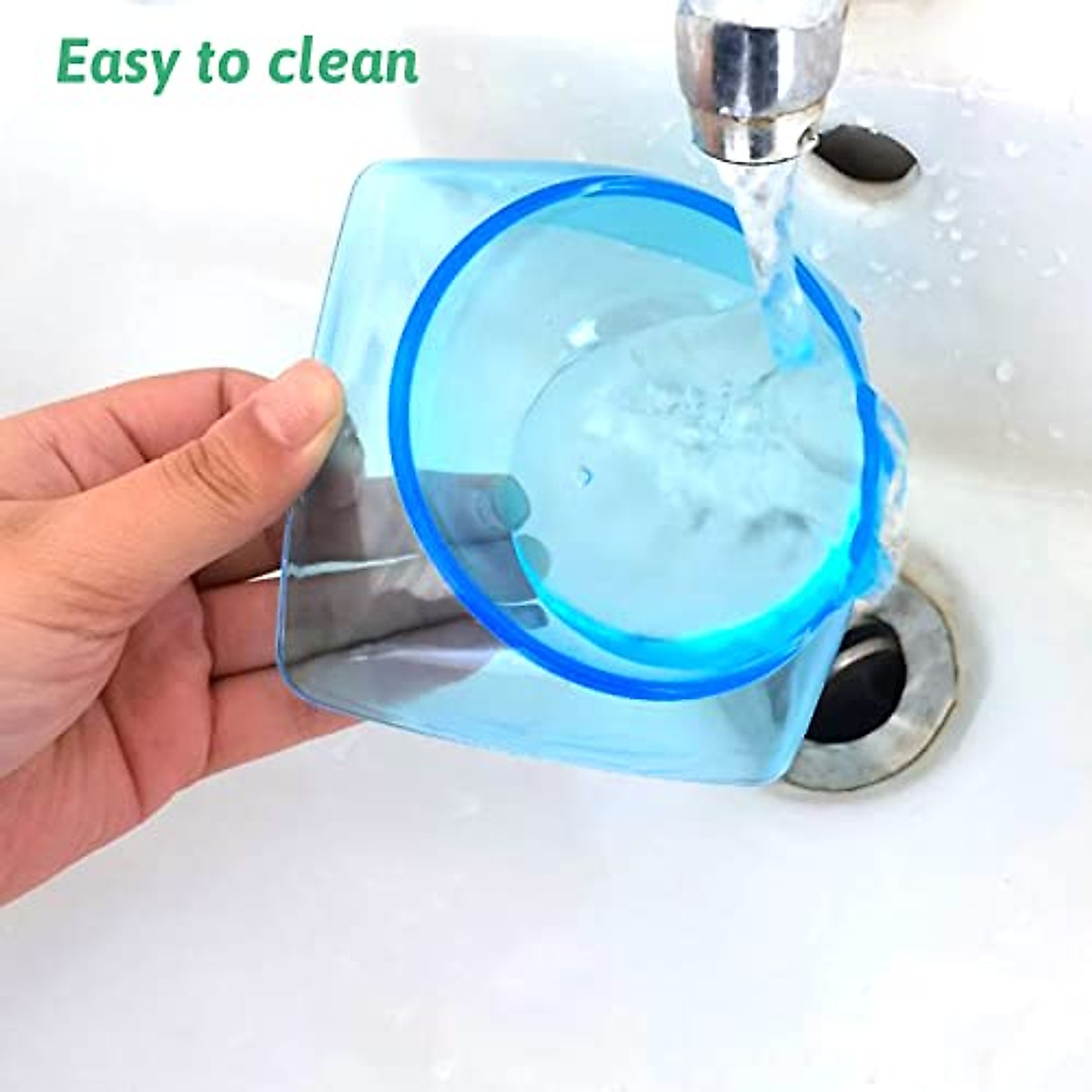 Hamster Food Bowl Plastic Guinea Pig Water Dish Prevent Knocking Over and Food Splashing Small Animal Feeding Bowl Double Use Container for Hamster Gerbil Chinchilla Ferret Hedgehog