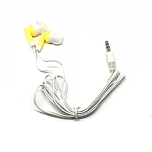 TFD Supplies Wholesale Bulk Earbuds Headphones 500 Pack for iPhone, Android, MP3 Player - Mixed Colors