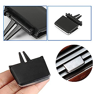 Jaronx 1PCS Air Vent Clip Tab Compatible with BMW 3 Series E90 E91 E92 E93, Upgraded Air Grille Tab Air Vent Outlet Tab Vent Clip (Compatible with BMW 320i,325i,328i,330i,335i 2005-2011)(Front Row)