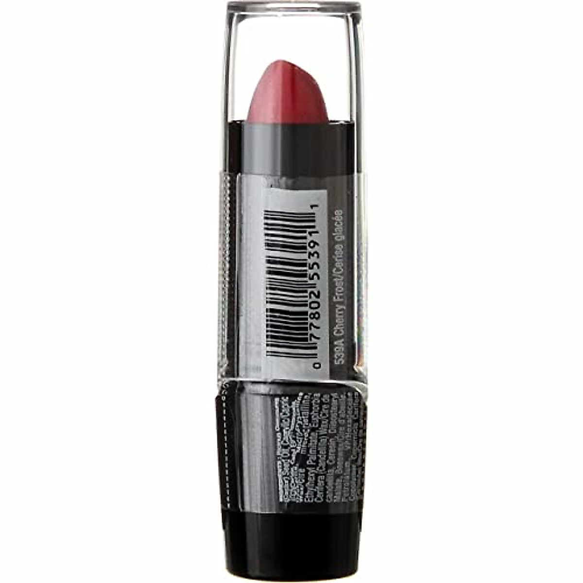 Wet n Wild Silk Finish Lipstick 539A Cherry Frost, 0.13 oz / 3.6 g (Pack of 2)
