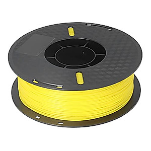 1.75mm PLA Print Filament, 3D Printer Roll Filament Plastic Shell 1kg Spool for Industrial Devices(Yellow)
