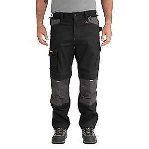 Caterpillar Men's H2O Defender Pant (Regular and Big & Tall Sizes), Black/Graphite, 28W x 30L
