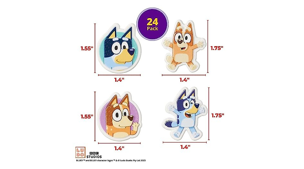 DecoPac Bluey Cupcake Rings – Fun Birthday Decoration