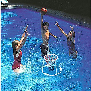 Swimline 2 9162 Swimming Pool Quality Floating Super Hoops Fun Basketball Games