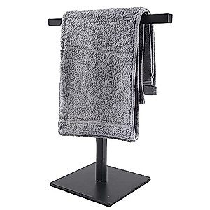 Bathroom Hand Towel Holder Stand，T-Shape Hand Towel Holder Stand SUS304 Stainless Steel for Bathroom，Kitchen or Vanity Countertop