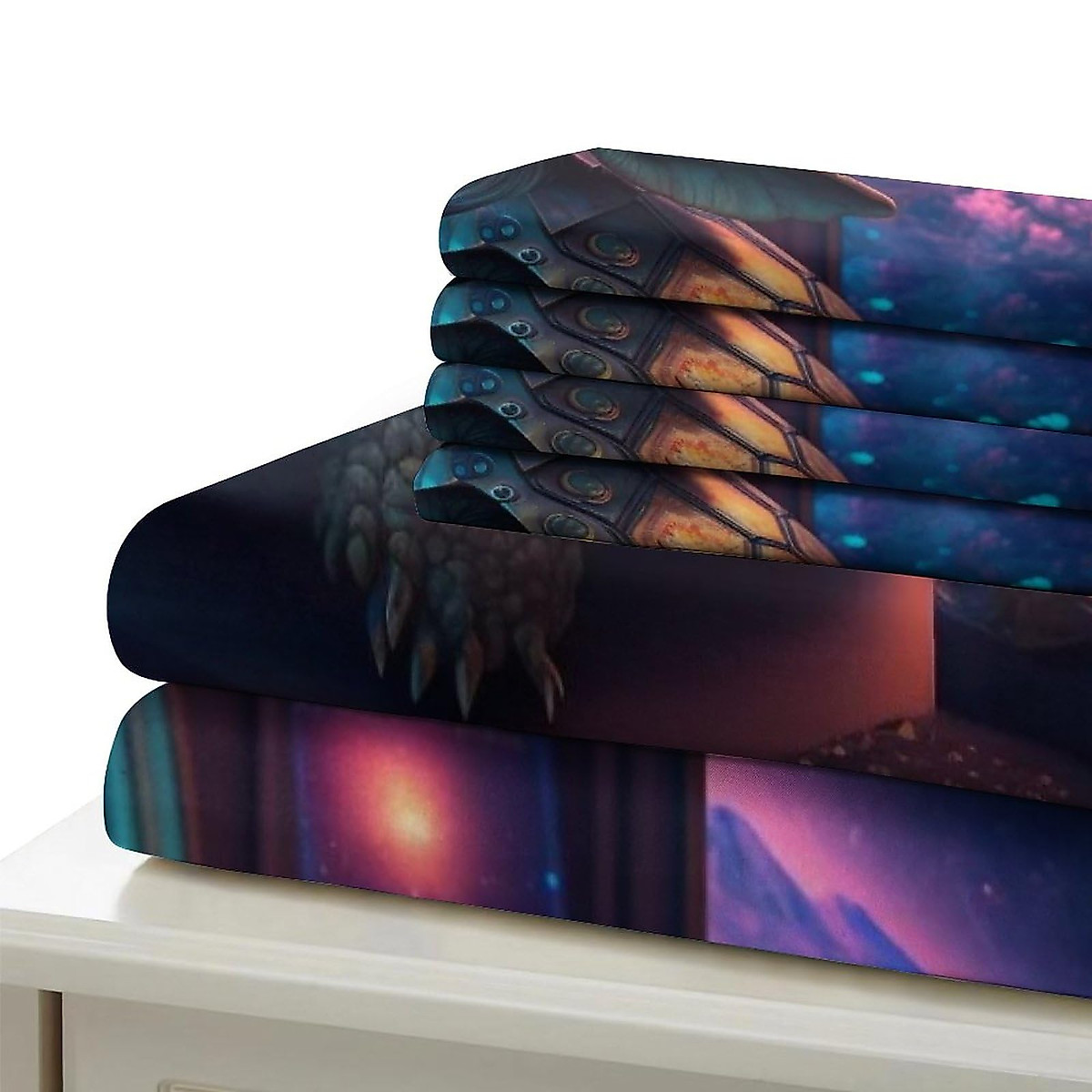 GEEYOU Turtle Navy1 Quilt Cover Duvet Cover Comforter Covers 3D Print for Teens and Adults with Zipper Closure Soft Microfiber with Pillow Cases Bedding Set 3 Pieces Twin（173x218cm）