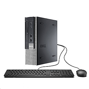 Dell Optiplex 9010 Ultra Small Desktop PC, Intel Quad Core i5 Processor, 16GB RAM, 512GB Solid State Drive, Windows 10 Professional, DVD, HDMI, Bluetooth, Keyboard, Mouse, WiFi (Renewed)