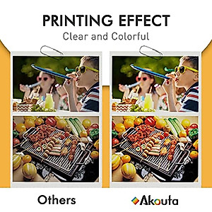 Akouta 67 XL Ink Cartridge Remanufactured Replacement for HP Ink Cartridge 67 XL Used in Envy Pro 6452 6455 6458 DeskJet 1255 2732 2752 2755 DeskJet Plus 4140 4152 Printer (2 Black 1 Tri-Color)
