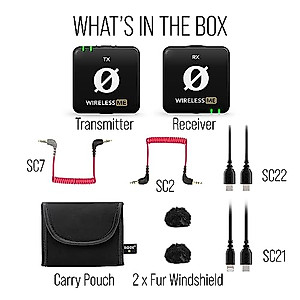 RØDE Wireless ME Ultra-compact Wireless Microphone System with Built-in Microphones, GainAssist Technology and 100m Range for Filmmaking, Interviews and Content Creation, Wireless ME