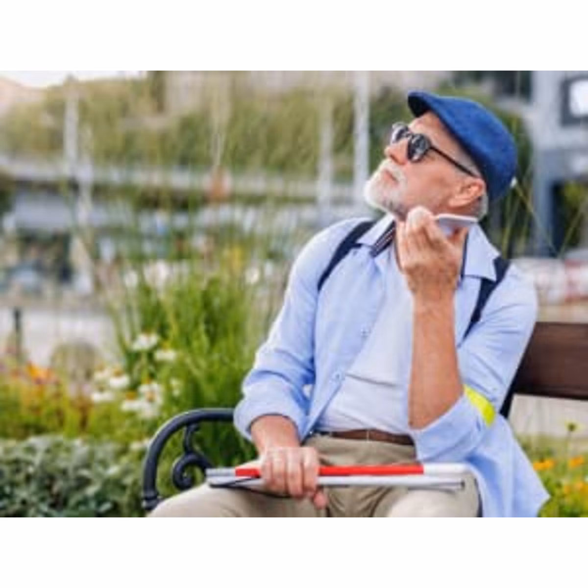 RealSAM Pocket Voice-Operated Unlocked 5G Smartphone for The Blind and Visually Impaired; Just Tap The Screen and Talk, It's That Simple (No Hunting Icons or Swiping Needed)