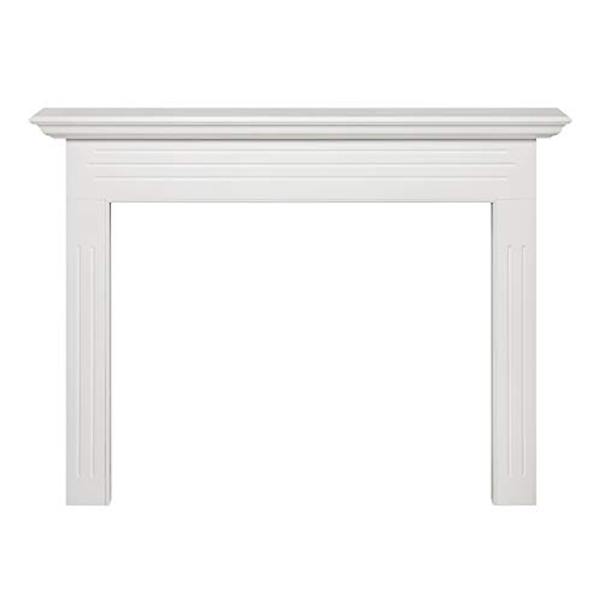 Pearl Mantels 510-48 Newport 48-Inch Fireplace Mantel Surround with Medium Density Fiberboard, White