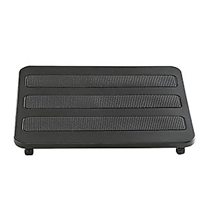 Safco Products Ergonomic Tilting Footrest, Durable Steel Construction, Great for Tables and Desks, Black, 12"D x 15"W x 5.25"H