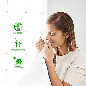 1.6 Gallon 220 Counts Strong Trash Bags Garbage Bags, Bathroom Trash Can Bin Liners, Small Plastic Bags for home office kitchen, Clear