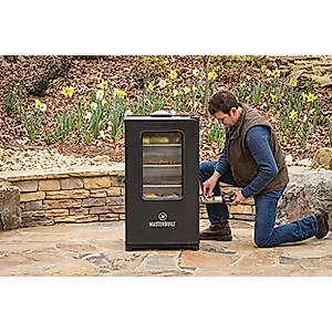 Masterbuilt MB20071619 Mes 140s Digital Electric Smoker, 40” Black + Window