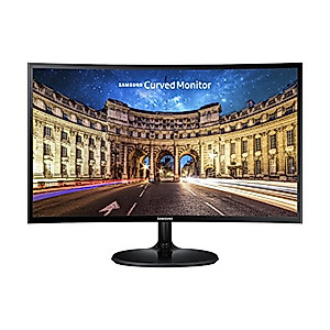 SAMSUNG LC24F390FHNXZA 24-inch Curved LED FHD 1080p Gaming Monitor (Super Slim Design), 60Hz Refresh Rate w/AMD FreeSync Game Mode
