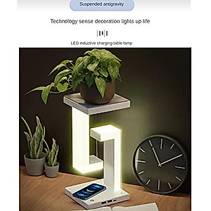 Yiwa Smartphone Wireless Charging Suspension Table Lamp Eye Protection Led Night Light Home Romantic Decoration Wireless Charging