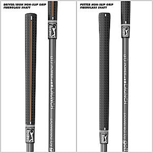 PGA Tour G1 Series Orange Kids Golf Club Set with 4 Clubs, Stand Golf Bag & 7 Total Pcs | Golf Clubs and Sets for Heights 5'2"-5'7" | Complete Golf Club Sets | Young Men & Women Golf Clubs Ages 12-17