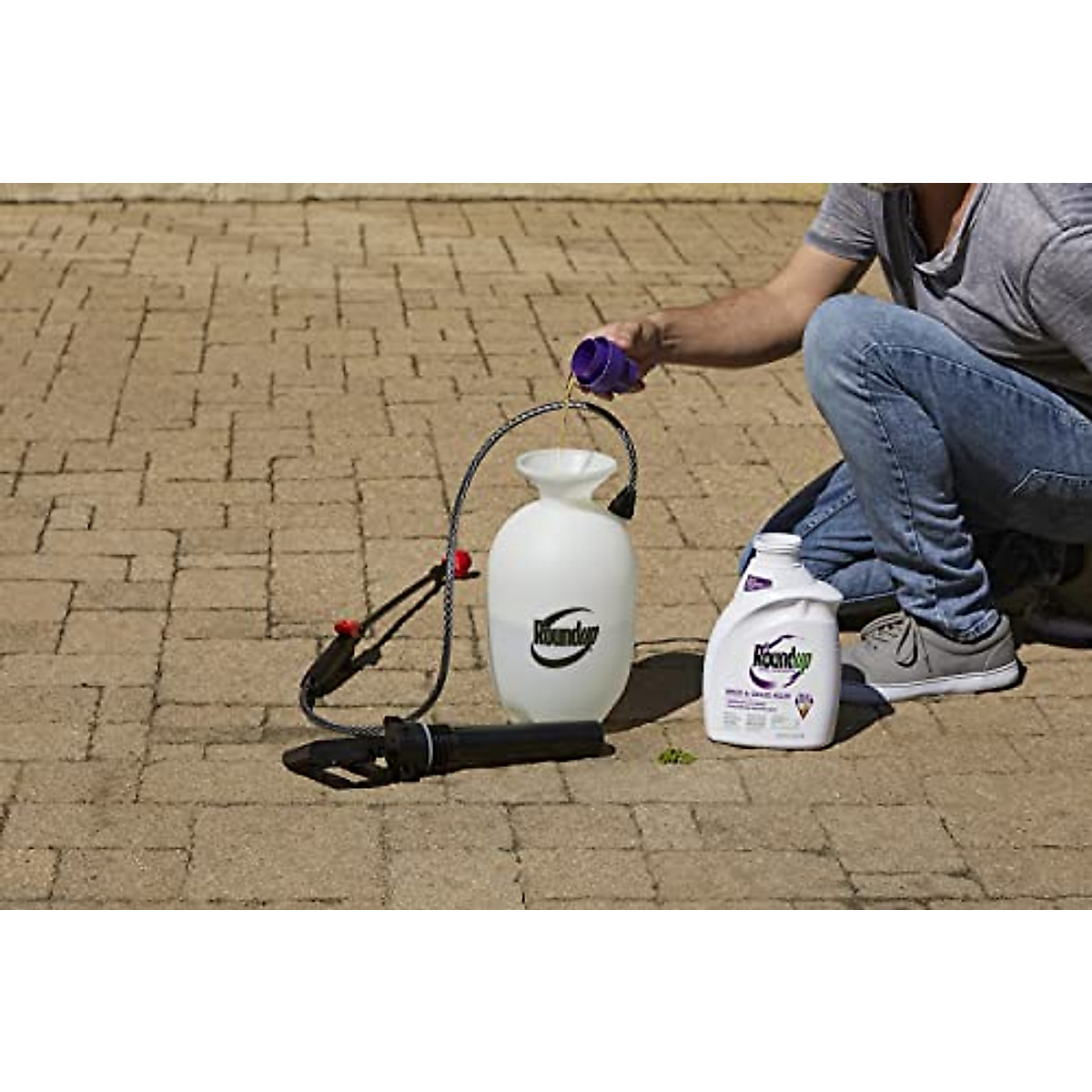 Roundup Super Concentrate Weed & Grass Killer - Includes Easy Measure Cap, 0.5 gal.