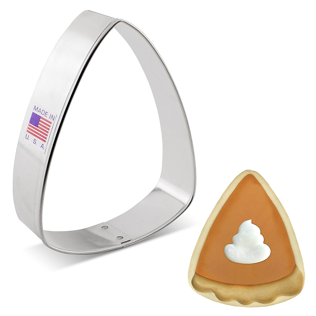 Watermelon Slice Cookie Cutter, 3.75" Made in USA by Ann Clark Cookie Cutters