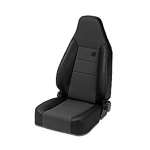 Bestop 3943815 Black Denim Trailmax II Sport Seat - Jeep 1976-2006 CJ7 & Wrangler