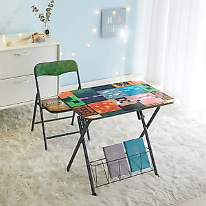 Idea Nuova Minecraft 2 Piece Table and Chair Set
