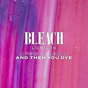 BLEACH LONDON Pearlescent Shampoo - High Pigmented Pink-Purple Rinse, Vegan, Cruelty Free, Color Protected Clean, Color Depositing Formula, 8.45 fl oz