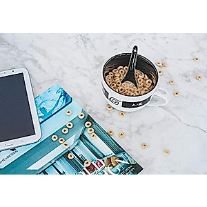 JUST FUNKY Naruto Anime Ceramic Ramen Soup Mug with Spoon | 20 Oz Coffee Cup Featuring Naruto | Anime Bowl | Home Deco | Naruto Bowl | Collective | Official Licensed