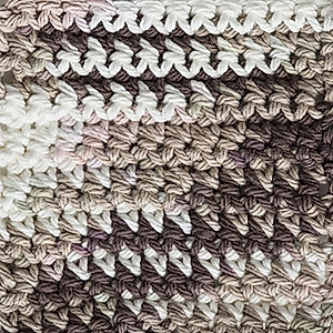 Lily Sugar 'N Cream The Original Ombre Yarn, 2oz, Gauge 4 Medium, 100% Cotton, Brown - Machine Wash & Dry (10200202014)