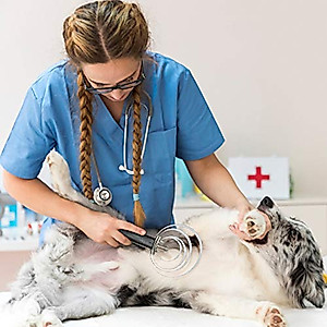 Curry Comb Pet Brush | Stainless Steel Spiral Horse Brush For Puppy, Dog, Cat, Horse | Multi- Function Deshedding Undercoat Grooming Tool With Double Sided Tooth Edges | Includes Hoof Pick With Brush