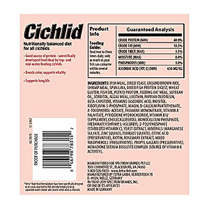 Tetra Cichlid Flakes for Mid and Top Feeding, 5.65 oz.