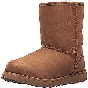 UGG Unisex-Child Classic Short Ii WpBoot, Chestnut, 01
