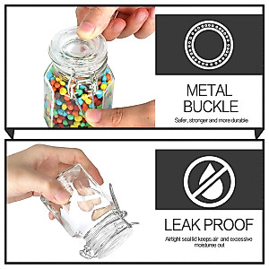 Spice Jars, KAMOTA 30 PACK 3.5oz Octagonal Diamond Small Glass Jars with Leak Proof Rubber Gasket and Airtight Hinged Lid, 280 Spice Labels & 2 Silicone Funnels, for Spice Herb,Art Craft Storage Empty