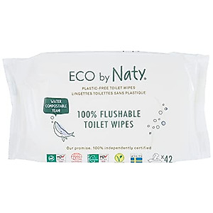 Naty Eco-Sensitive Toddler Wipes - Resealable Top - 42 ct