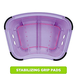 Disney Minnie Mouse Happy Helpers Bathroom Step Stool for Kids Using The Toilet and Sink - Kids Step Stool, Potty Training, Non-Slip, Bathroom, Kitchen, Lightweight