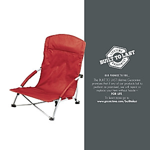 ONIVA - A Picnic Time Brand - Tranquility Beach Chair With Carry Bag - Low Beach Chair