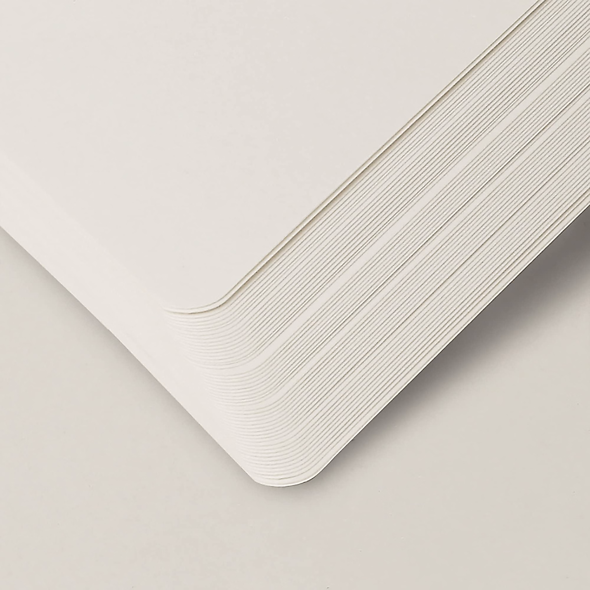 YeeATZ Hardcover Notebook Blank Journal Sketchbook for Drawing, Medium 5.5 by 8.4 Inch, 100 GSM Thick Paper (Black, Plain)