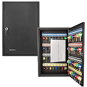 JIM DUNLOP BARSKA CB13722 Key Lock 64 Position Adjustable Key Cabinet Lock Box with Colorful Key Tag Labels