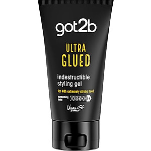 Got2b Ultra Glued Invincible Styling Hair Gel, 6 Ounce