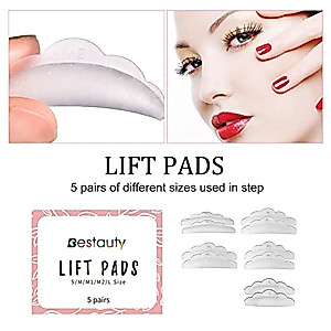Bestauty Eyelash Lifting Set, Lash Lifting Kit Eyelash Curling Makeup Tools DIY Eyelash Extension Kit Lash Lift Kit Semi-Permanent Curling Suitable for Salon Home Use