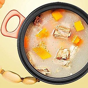 Clay Pot Ceramic Stew Pot Casserole Pot Sauce Side Dish,Moroccan Tagine Cooking Pot,Steamer Bra Braise Pan,Handmade Ceramic Casserole,4L Tagine Ceramic Pot,Healthy Clay Pot for Braising Slow Cooking