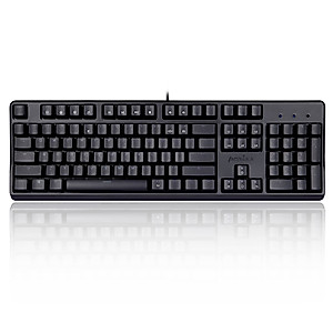 Perixx PX-5300 Mechanical Gaming Keyboard - Wired USB 5.9 Ft Cable - Customizable RGB Backlighting - Tactile Gateron Brown Switches - US English, Black (FBA-PX5300-GBLUS-11918)