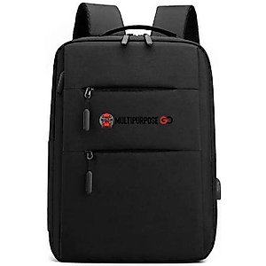Multipurpose Go Travel Laptop Backpack,Extra Large Anti Theft College School Backpack for Men and Women with USB Charging Port (Black)