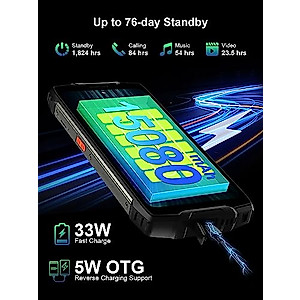 Blackview Rugged Smartphone(2023), BV9300 Laser Rangefinder Version, 21GB+256GB/1TB,15080mAh Battery/33W, Waterproof Phone, 6.7" FHD+ 120Hz, 50MP+32MP, Android 12 Rugged Cell Phone, FPR/FACE ID/NFC