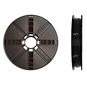 MakerBot PLA 3D Printing Filament Large Spool for Use with MakerBot's Replicator+ & 5th Generation Line of 3D Printers, Non-Toxic Resin, 1.75mm Diameter, Black (MP05775)