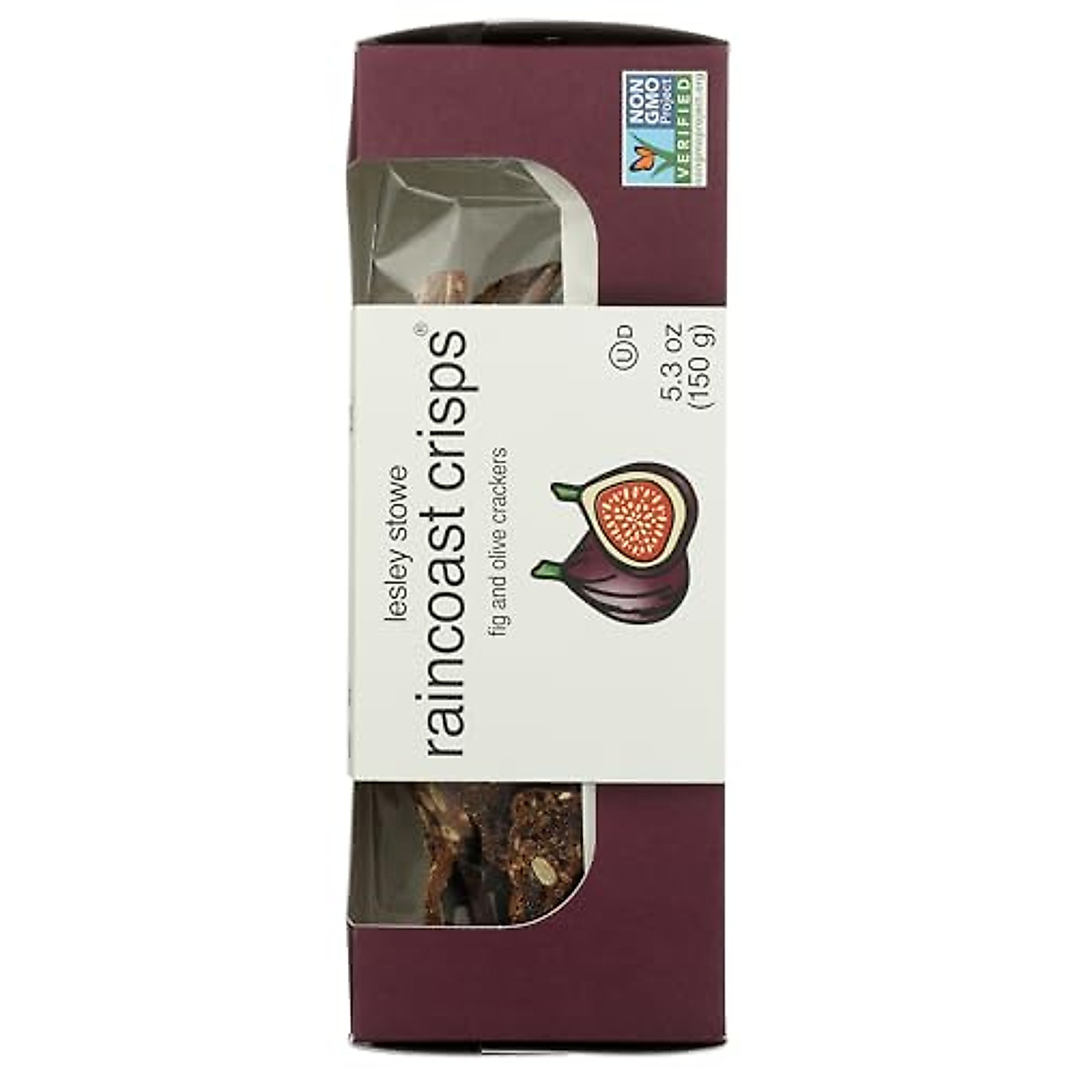 Lesley Stowe Crisps Fig and Olive, 5.3 oz