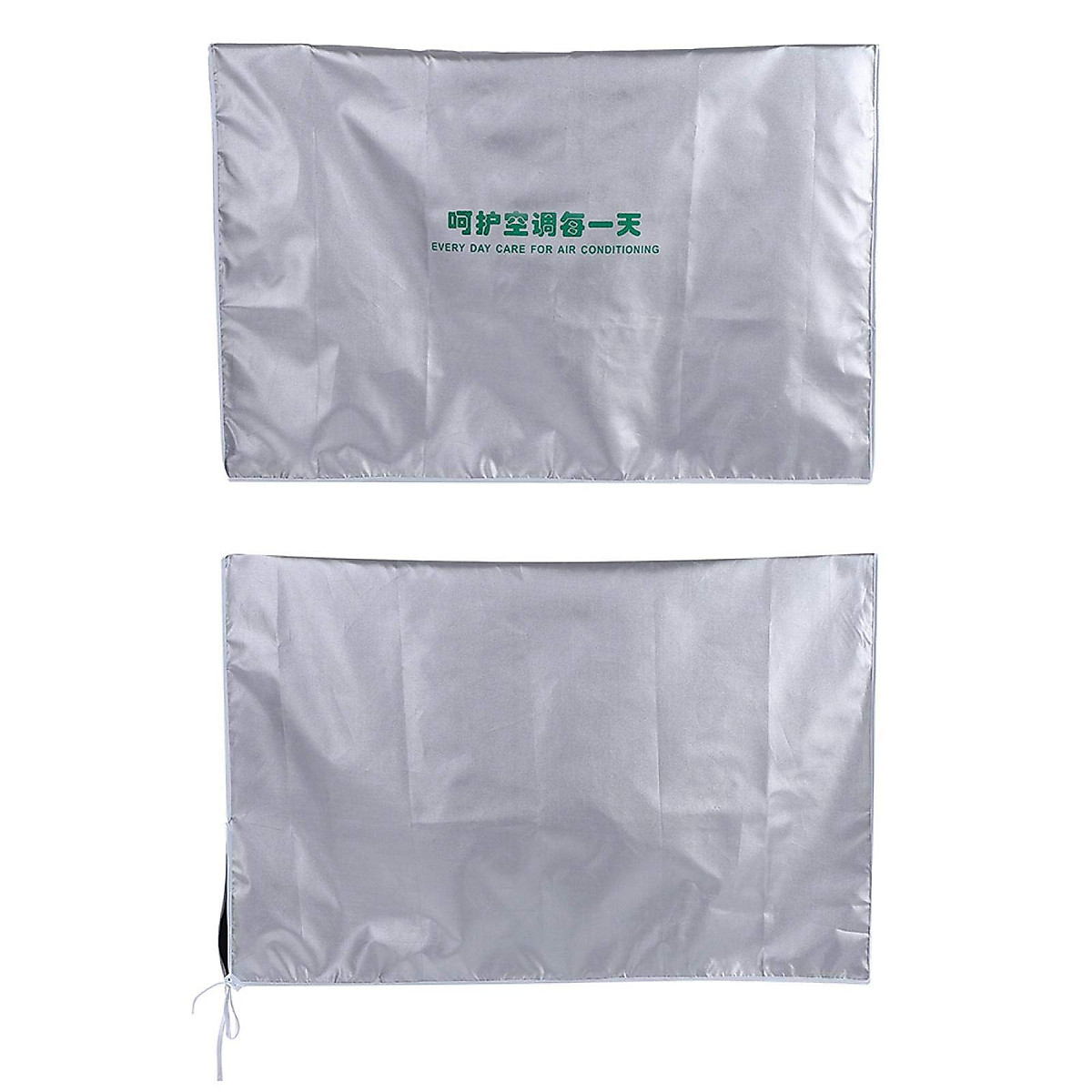 Marvellous Air Conditioner Cover for Outside,Polyester Outdoor Air Conditioner Cover Waterproof Sunproof for Home All Weather Winter Air Conditioner Cover Silver (36.22 x 13.78 x 27.17 inch)