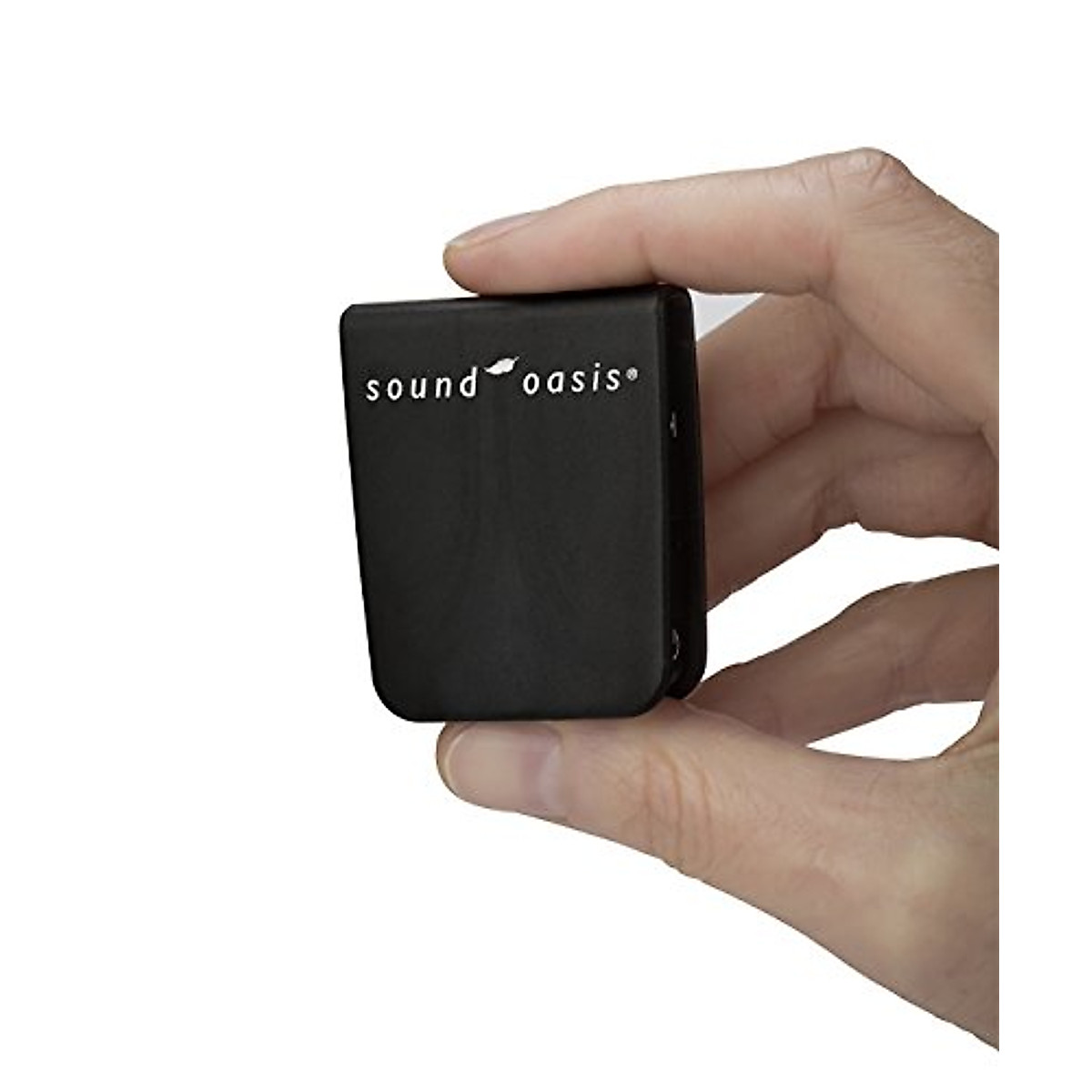 Sound Oasis World’s Smallest Sound Machine, Portable White Noise Machine, 25 hr continuous, Relaxing, non-looping White Noise,10 Tones-high to low pitch, Mask Tinnitus, Ear Ringing Relief, Focus.